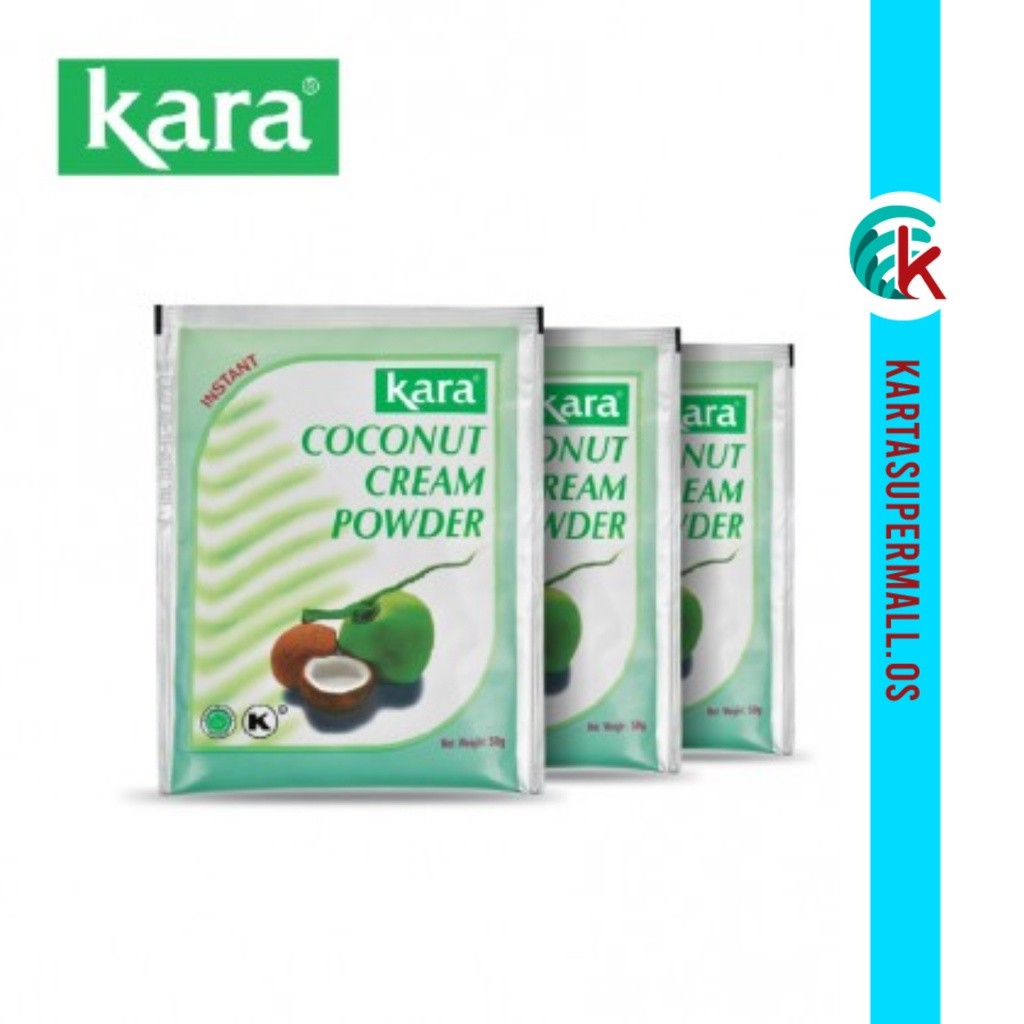 KARA Coconut Cream Powder 50g x 3 packs | Shopee Malaysia