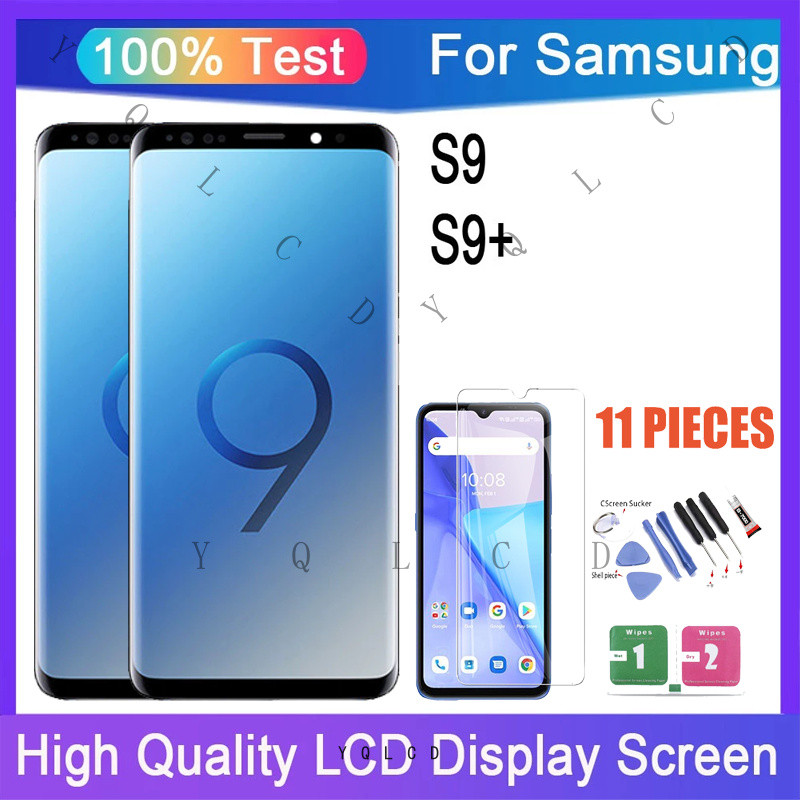 Original AMOLED Samsung Galaxy S9 S9 Plus LCD Display Touch Screen With ...