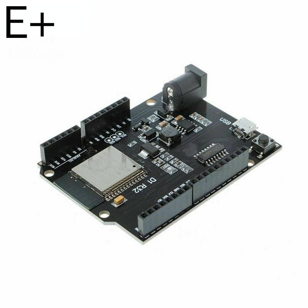 Uno D1 R32 WiFi and Bluetooth esp32 Development Board 4MB Flash Memory Compatible with Arduino ...