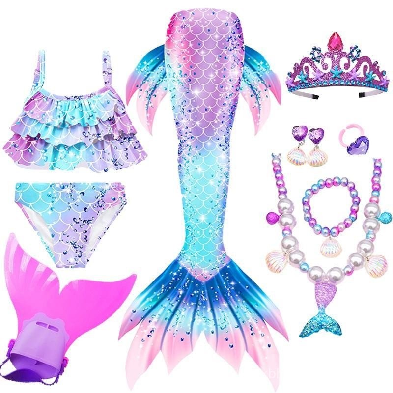 Sgseller Mermaid Tail Children Swimsuit Male Swimming Baby Mermaid ...
