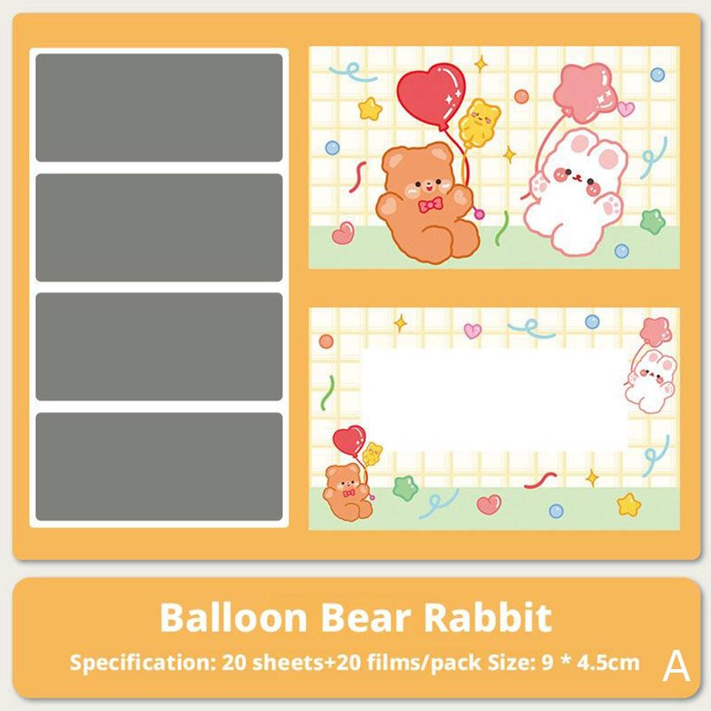 Cartoon Scratch Cards Student Class Meeting Handwritten Cards ...