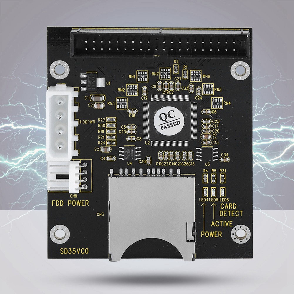 Nearbeauty ASHATA SD Card to 2.5 Inch IDE Adapter TF Memory 40Pin Male for DOS/Linux/Windows ...