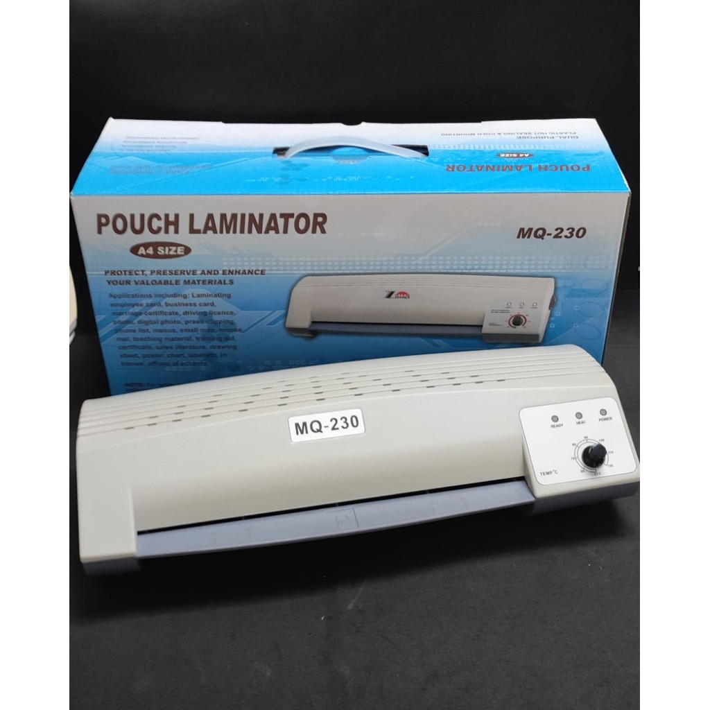 A4 Mesin Laminate / Pouch Laminator Machine - (MQ-230) | Shopee Malaysia