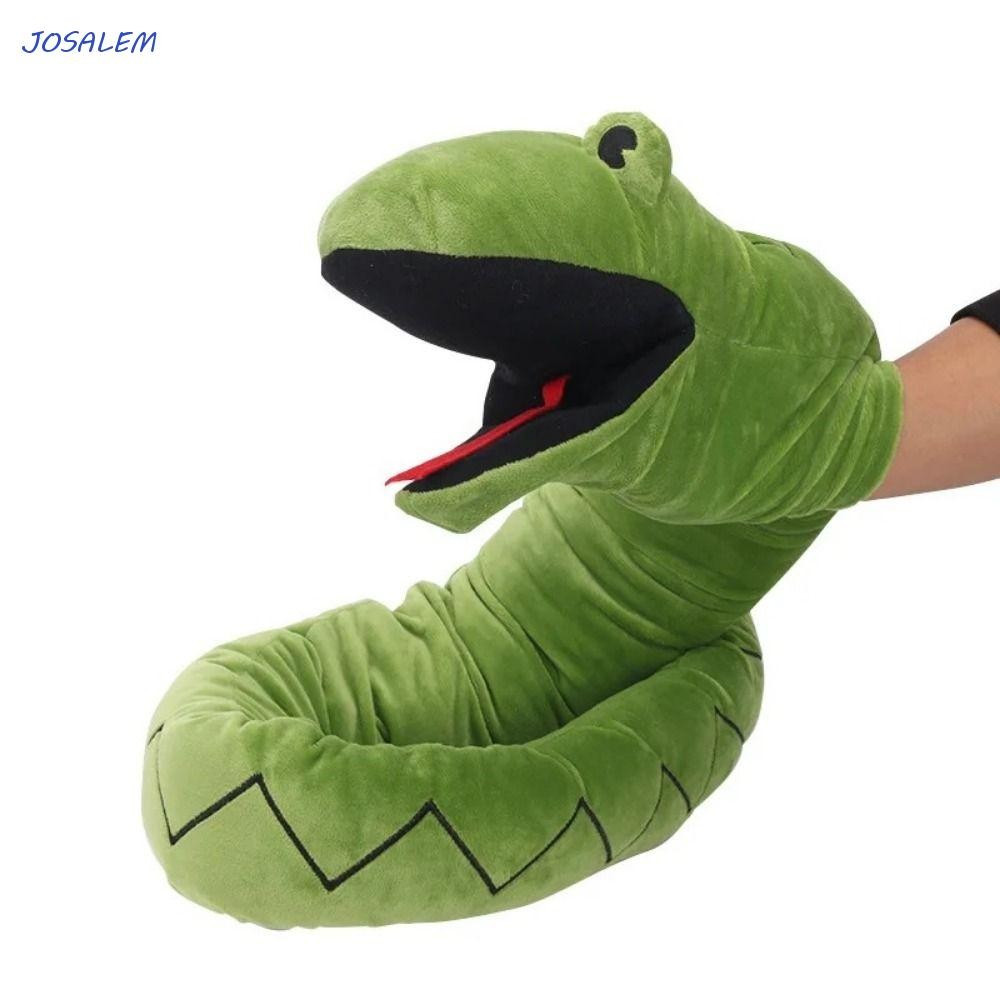 JOSALEM Snake Hand Puppet, Mouth Moveable Realistic Hand Puppet Toys ...