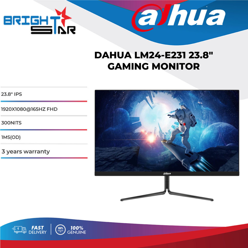 DAHUA LM24-E231 23.8" FHD 165Hz IPS Gaming Monitor | Shopee Malaysia