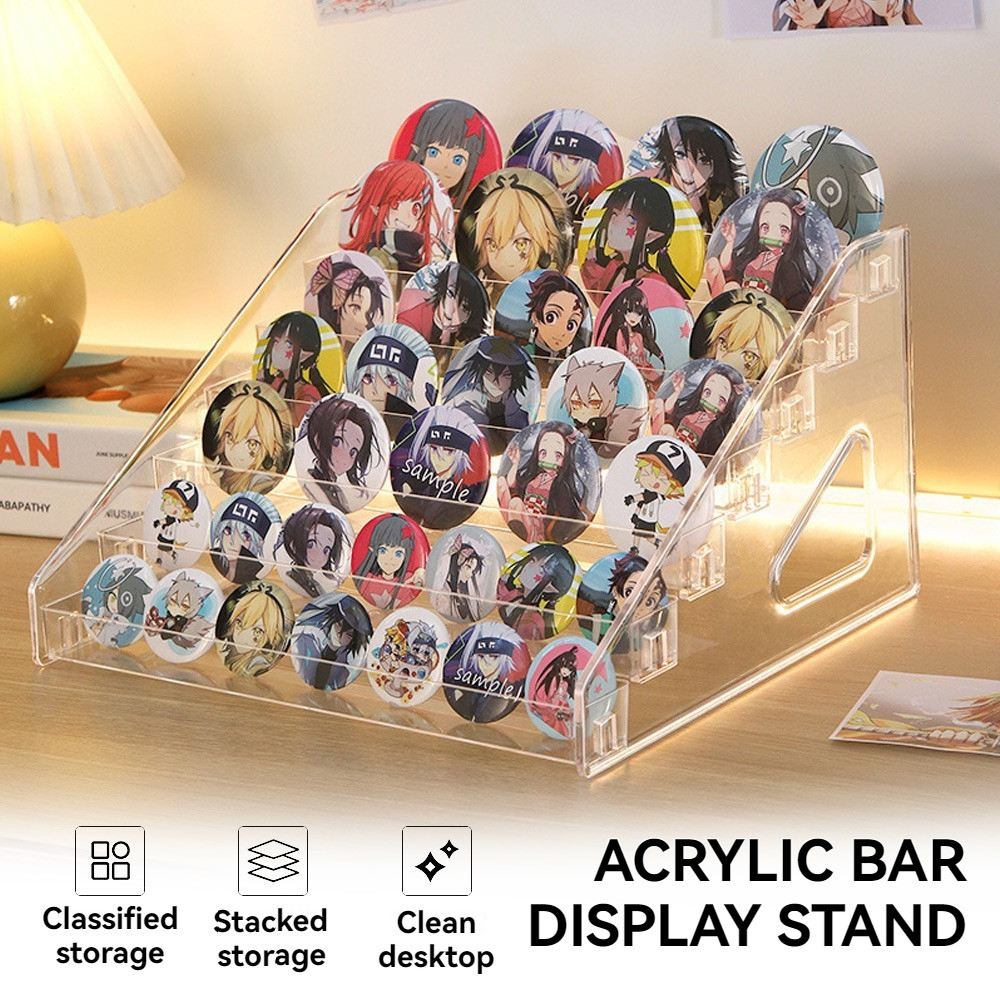 Display Rack Storage Box Grain Badge Colored Paper Peripheral Shelf ...
