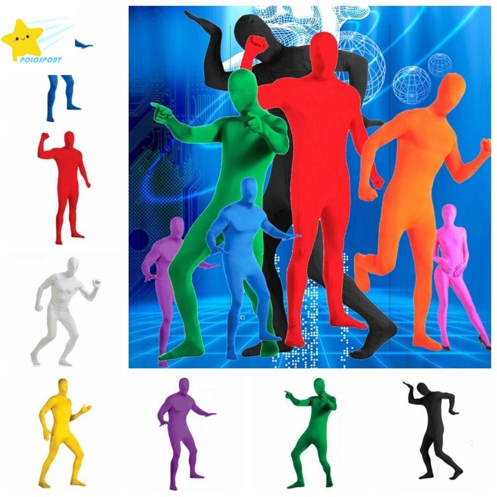 POLOSPORT Kid Adult Zentai, Invisibility Cloak Spandex Suit Full Body ...