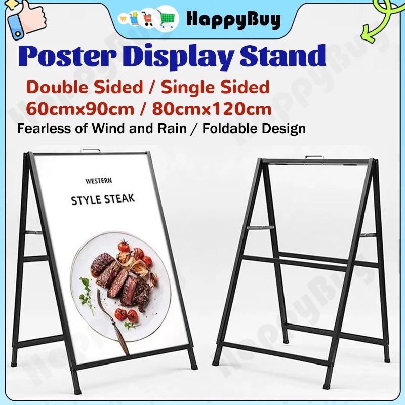 A Frame Poster Stand Single /Double Side Metal Display Poster Frame Board Outdoor Display Board ...