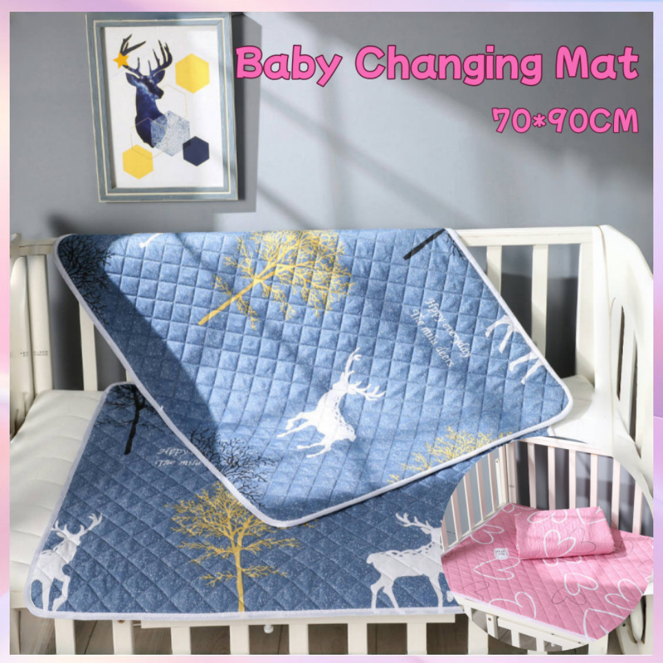 70*90cm Baby Diaper Changing Mat Washable Reusable Waterproof Mattress ...
