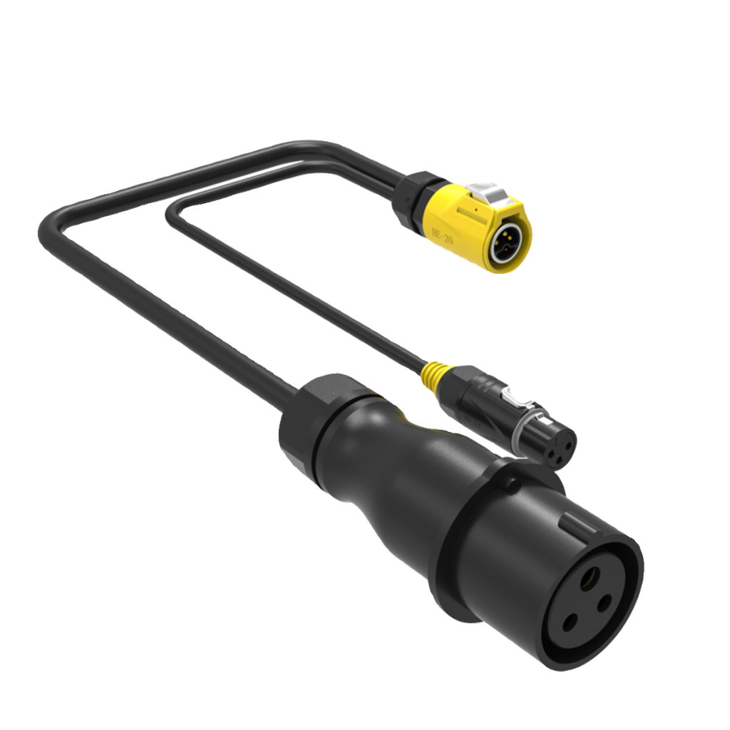 Stage Lighting Equipment Power Signal 3+3 Input Line Waterproof ...
