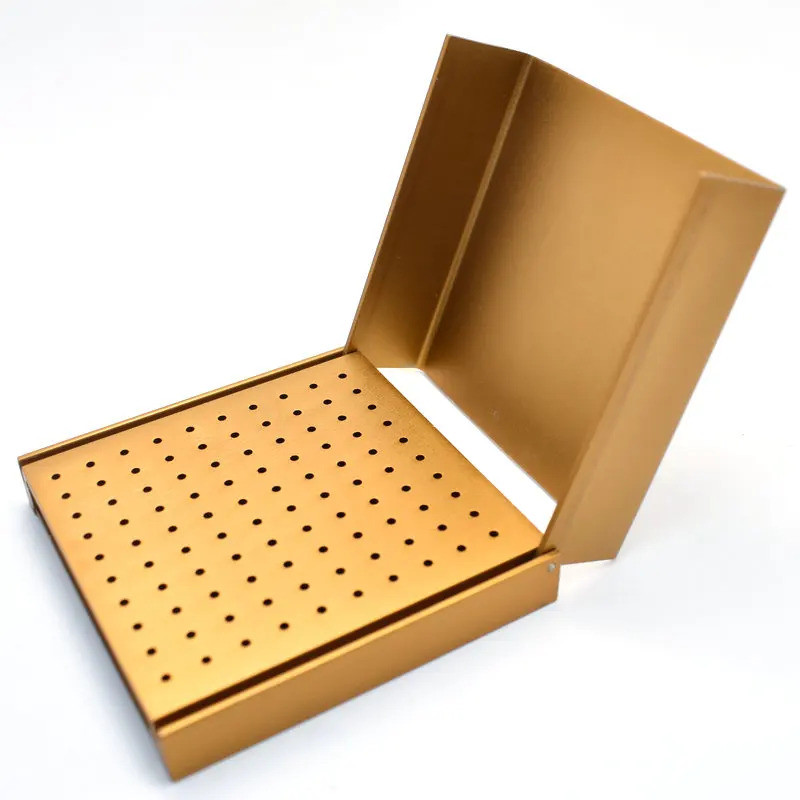 Dental 100 Holes Metal Stand Holder For High Speed FG Burs | Shopee ...