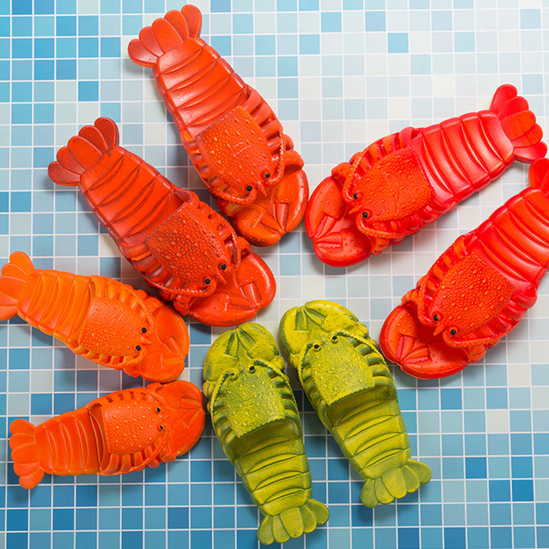 21 sandal kanak-kanak kreatif selipar tepi pantai lobster baru selipar ...