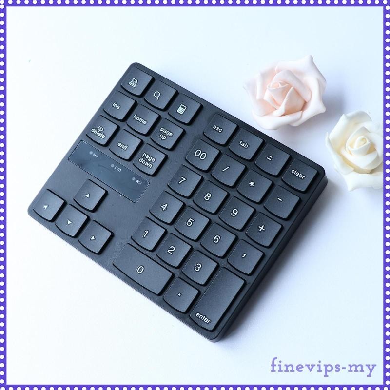 [FinevipsMY] Numeric Keypad 35 Key Keyboard Surface Financial External ...
