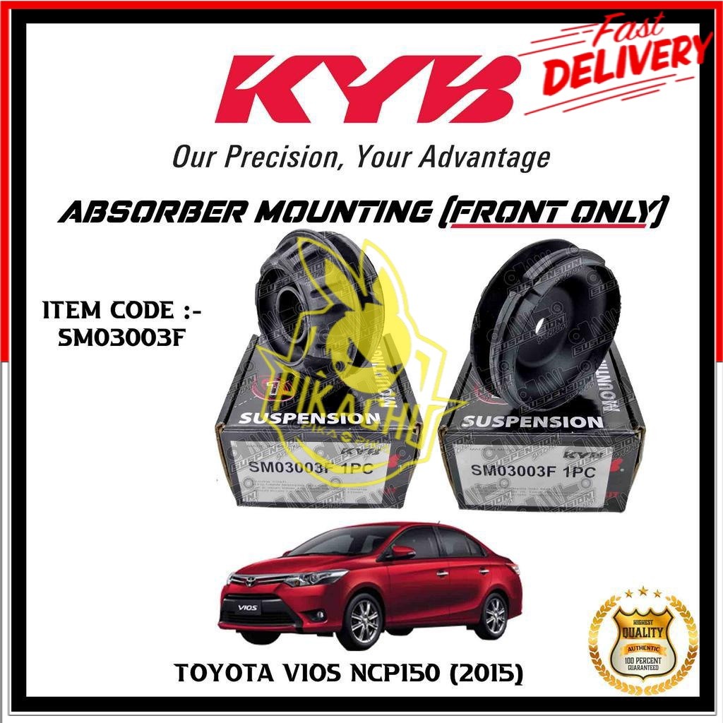 ORIGINAL KAYABA TOYOTA VIOS NCP150 (2013), NSP151 (2019) YARIS (2019)FRONT ABSORBER MOUNTING KYB ...