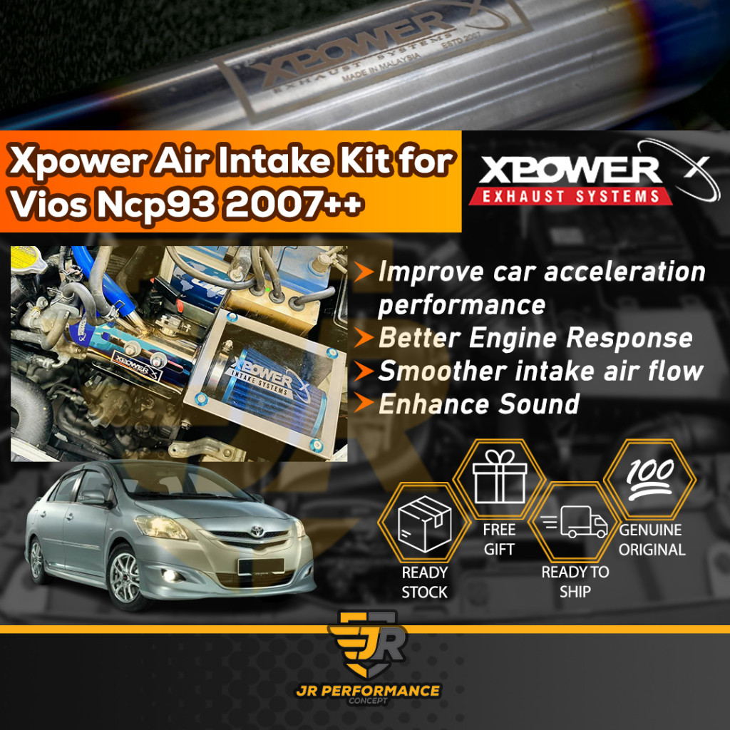 Xpower Air Intake System Toyota Vios NCP93 Vios Dugong 2007-2013 1.5 ...