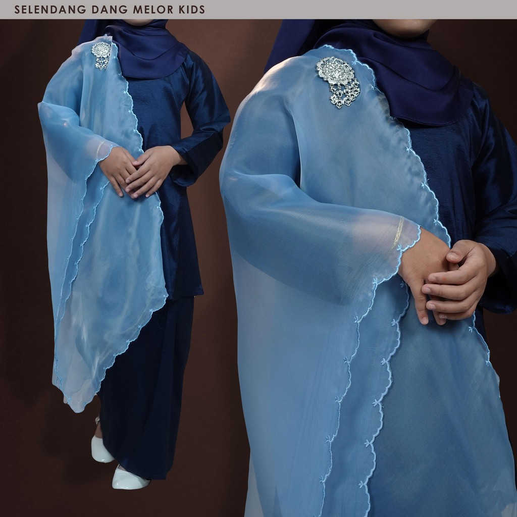 SELENDANG DANG MELOR KIDS Selendang Exclusive Organza Shawl Accessories ...