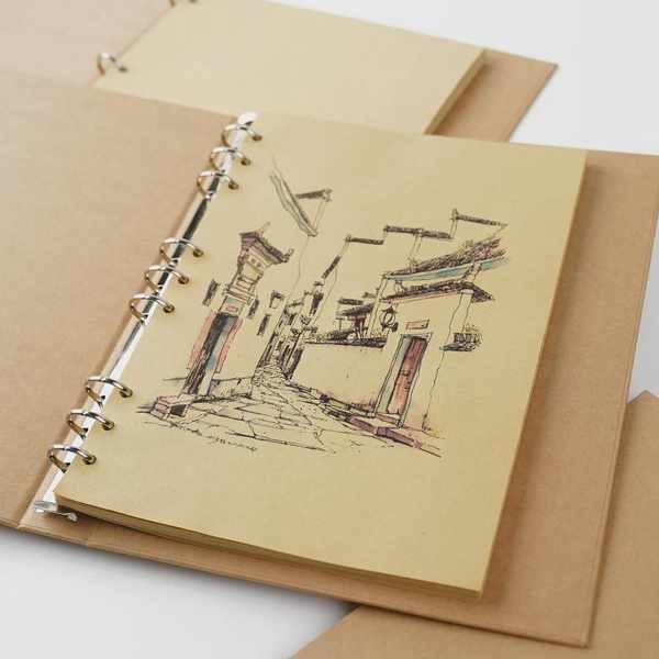 notebook cute notebook for kids notebook aesthetic korean Kertas kraft ...