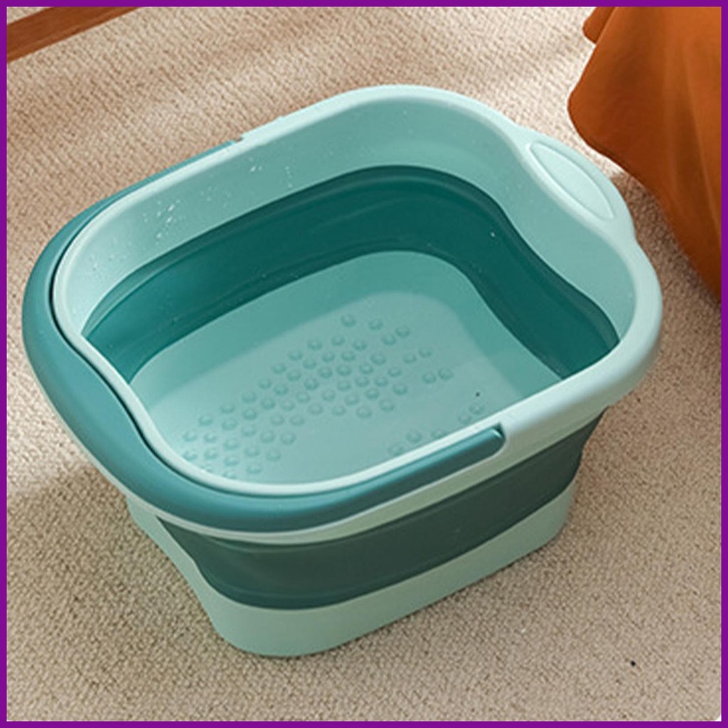 Foot Bath Basin Soak Basin With Massaging Rollers And Handle Stress ...