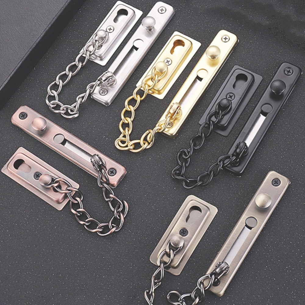 Spring loaded Anti theft Design Stainless Steel Door Chain Latch for ...