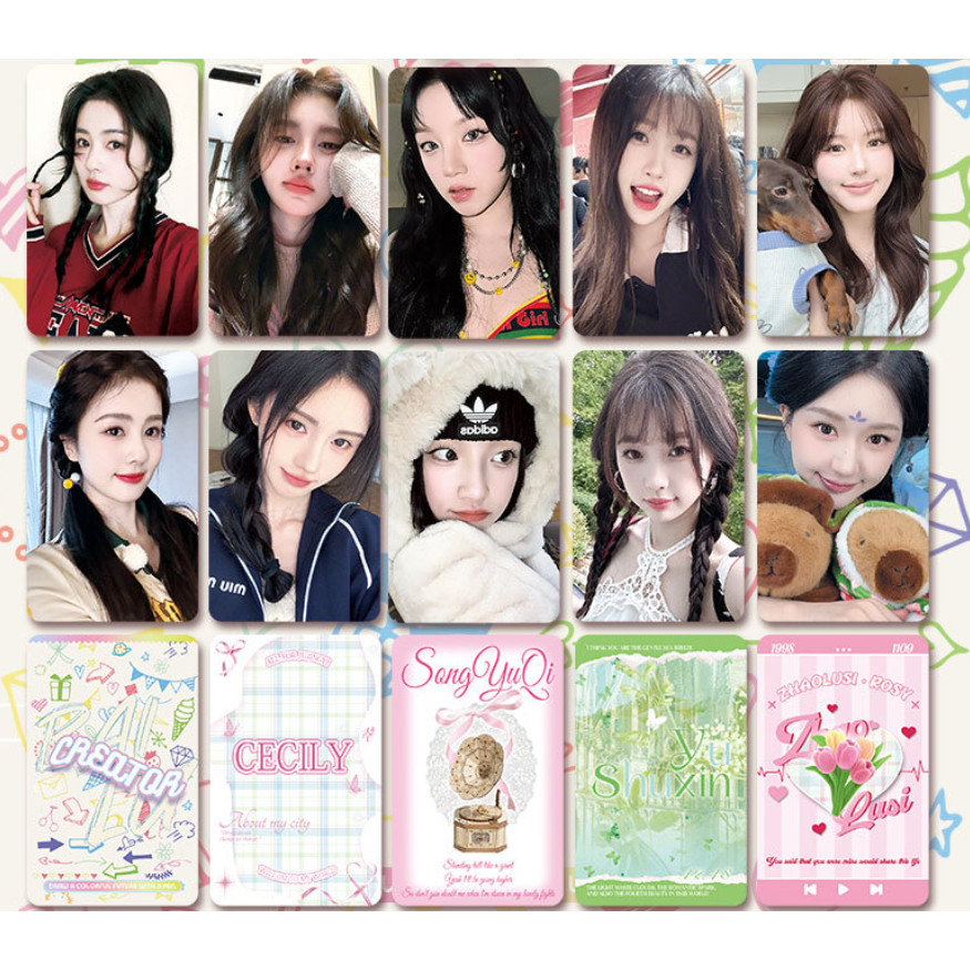 5-7pcs Chinese Drama Actor Bai Lu Lomo Cards Moonlight Mystique Yuqi ...