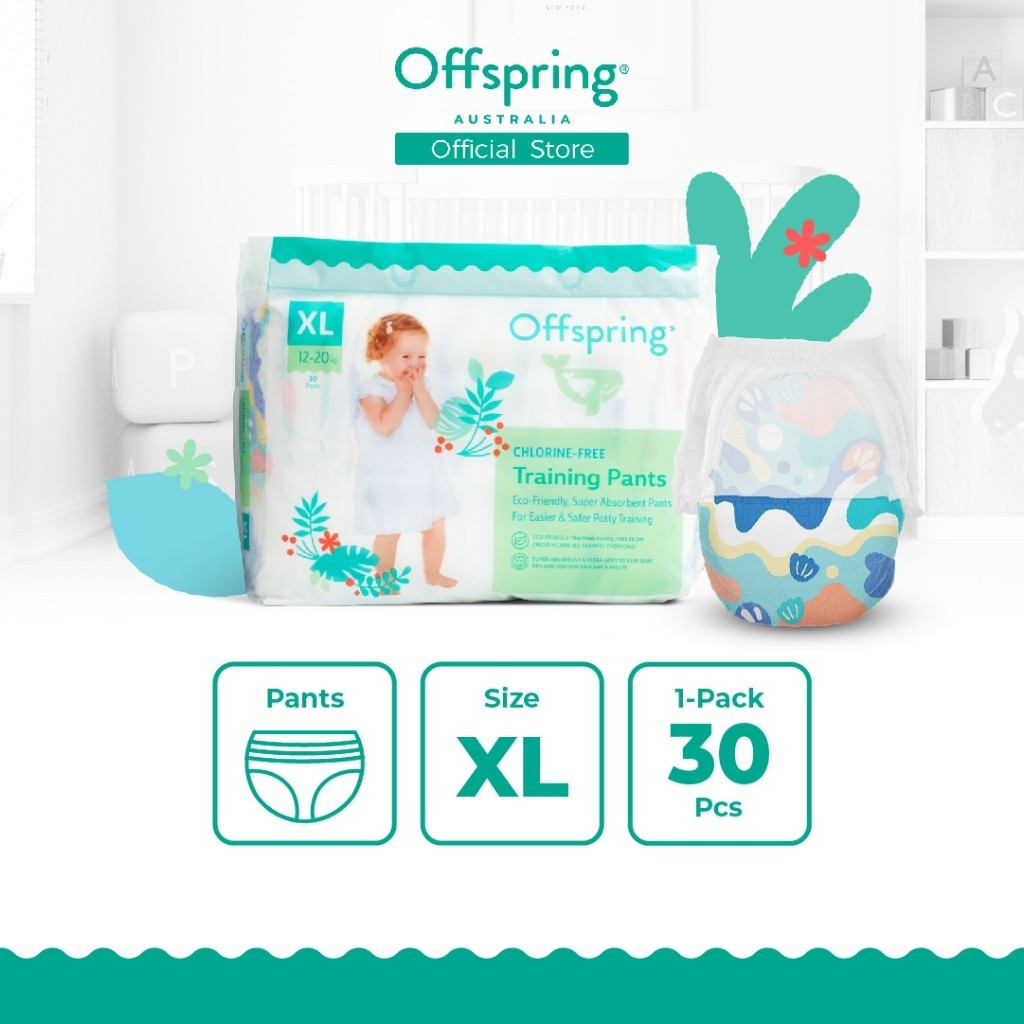 Offspring Fashion Baby Diapers Pants XL (30pcs) | Shopee Malaysia