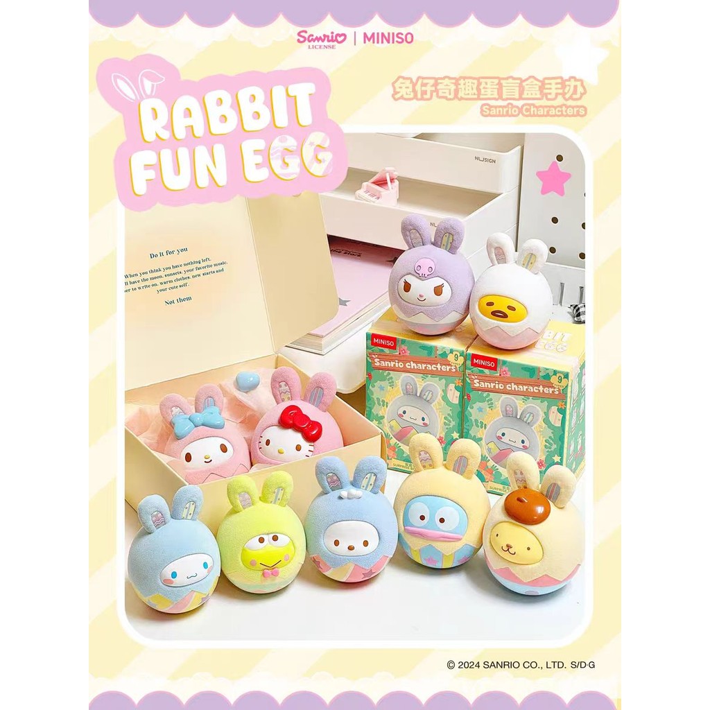 Miniso Sanrio Rabbit Egg Series Blind Box | Shopee Malaysia