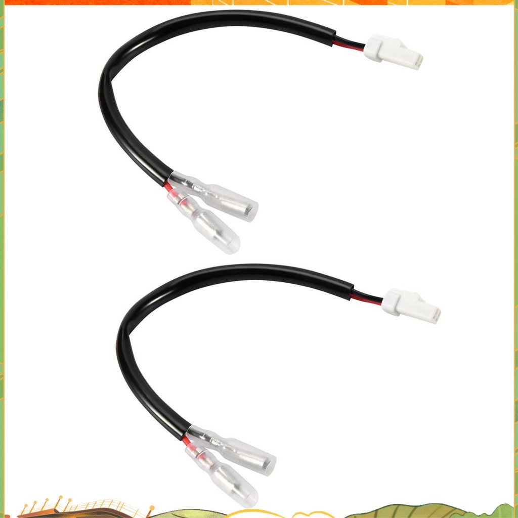 2Pcs Motorcycle Turn Signal Wiring Harness Connector Turn Signal Plug ...