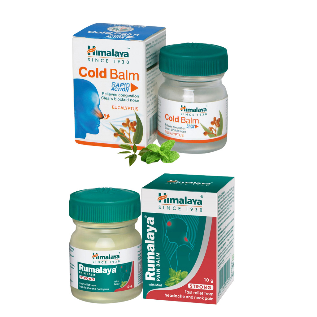 Himalaya Pain Balm (strong) or Cold Balm (Rapid Action) (10g,45 ...