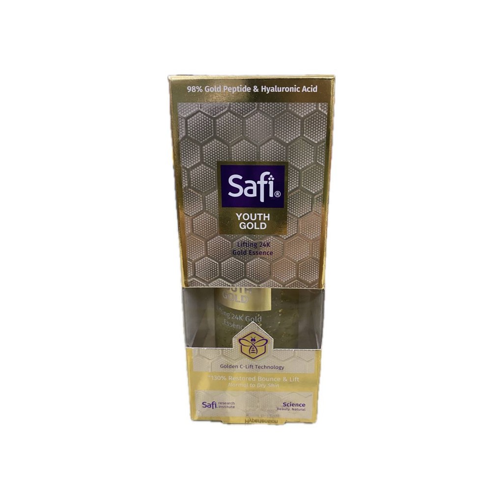 SAFI YOUTH GOLD 24K GOLD ESSENCE (RANIA) 100ML (EXP:11/2025) | Shopee ...
