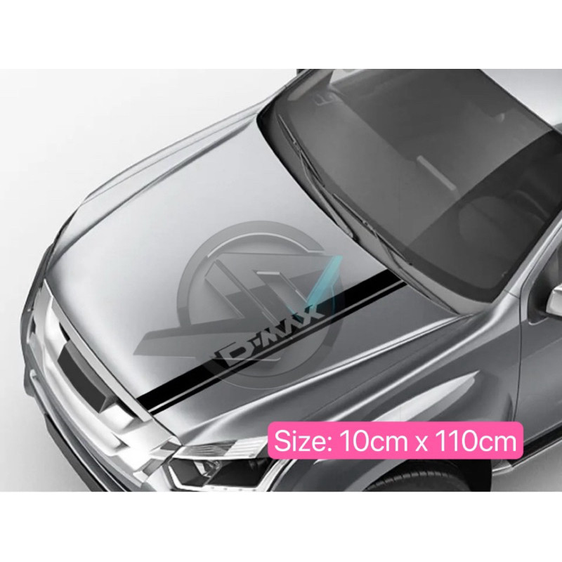 (Ready Stock) S1207# Isuzu Dmax Car Bonnet Hood Vinyl Decal Sticker ...