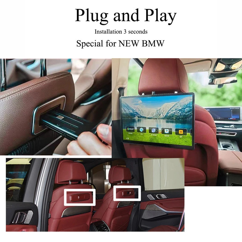 2025 Latest UI Style TV Rear Seat Screen For BMW X5 G05 WiFi Car ...