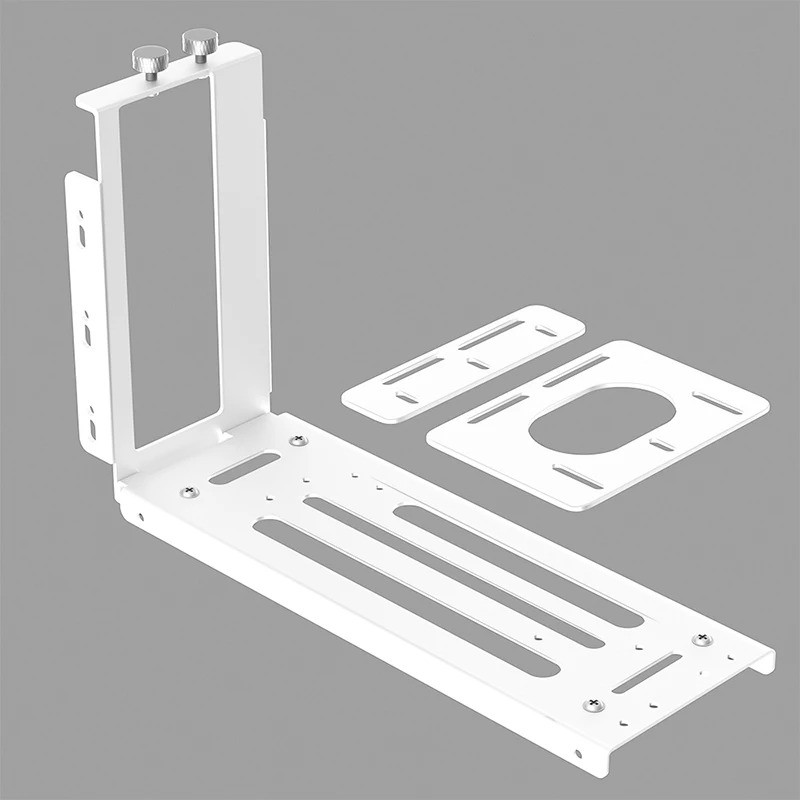 White GPU Mount Bracket 2Slot Graphics Card Holder with Hardware eGPU ...