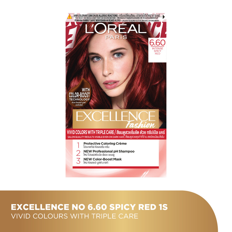 Excellence Fashion Intense Spicy Red P66 1's | Shopee Malaysia