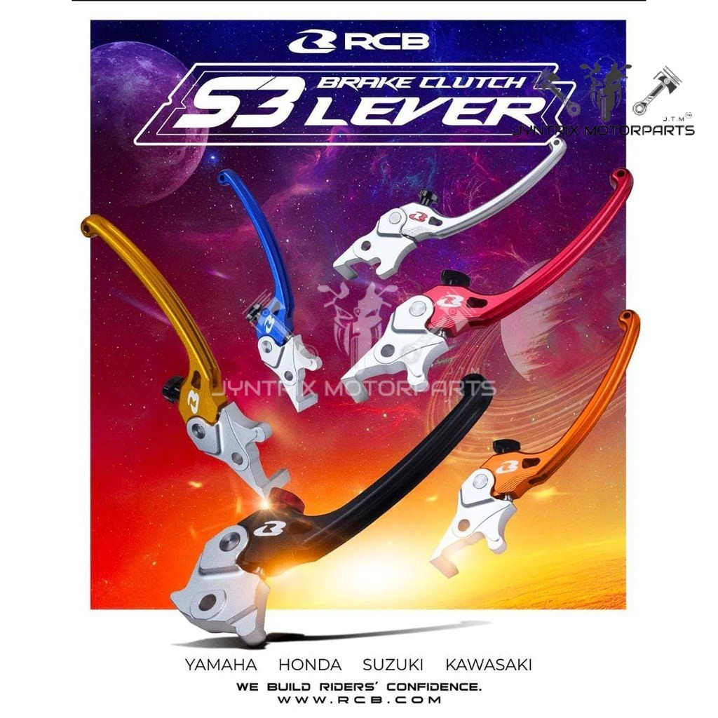 RCB S3 ALLOY CNC BRAKE LEVER CLUTCH LEVER Y15 Y16 LC135 SRL115 FZ150 ...