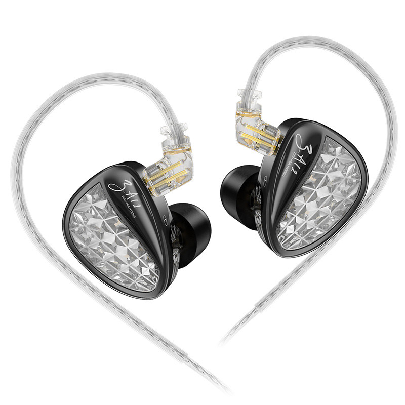 KZ ZA12 strongest KZ hybrid IEM earphones dynamic With Tuning Switches ...