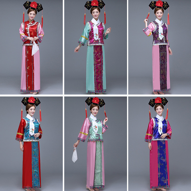 6157 People Collection Qing Dynasty Ancient Costume Zhen Yan Huizhuge