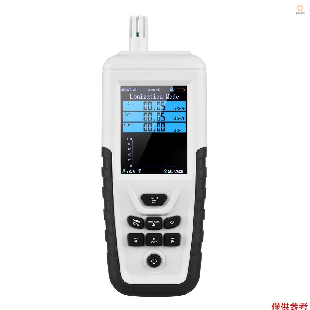 Portable Rechargeable Nuclear Radiation Detector Radiometer GM Counter ...