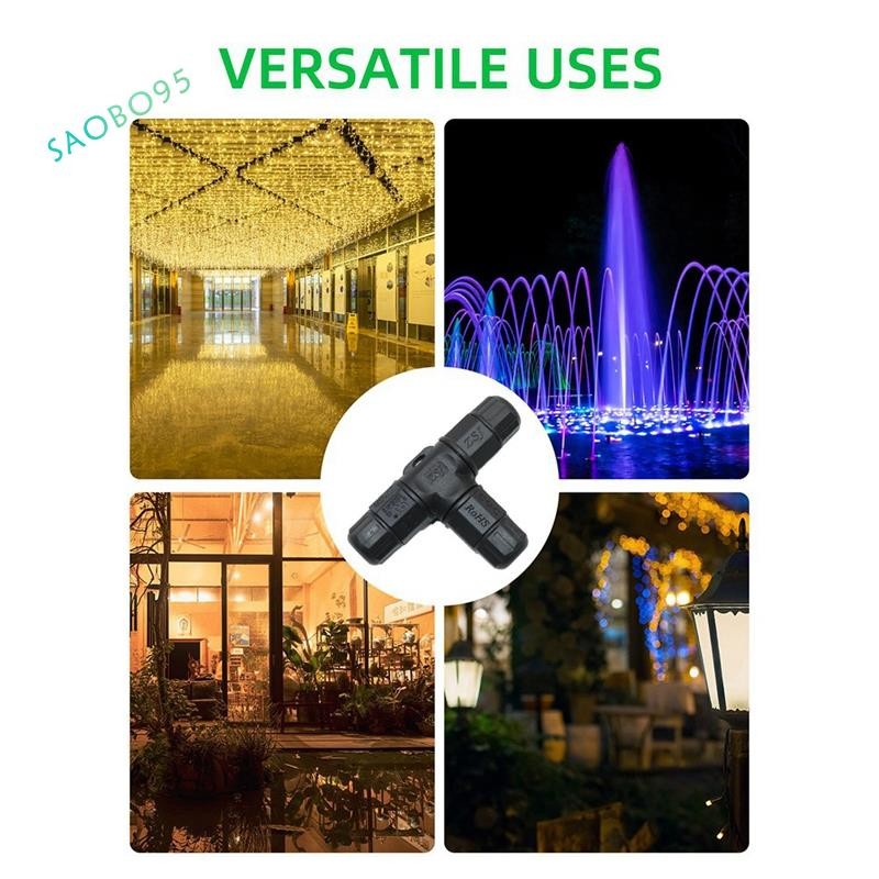 M20 LP68 Waterproof Connector IP68 Waterproof 3way Junction Box Outdoor ...