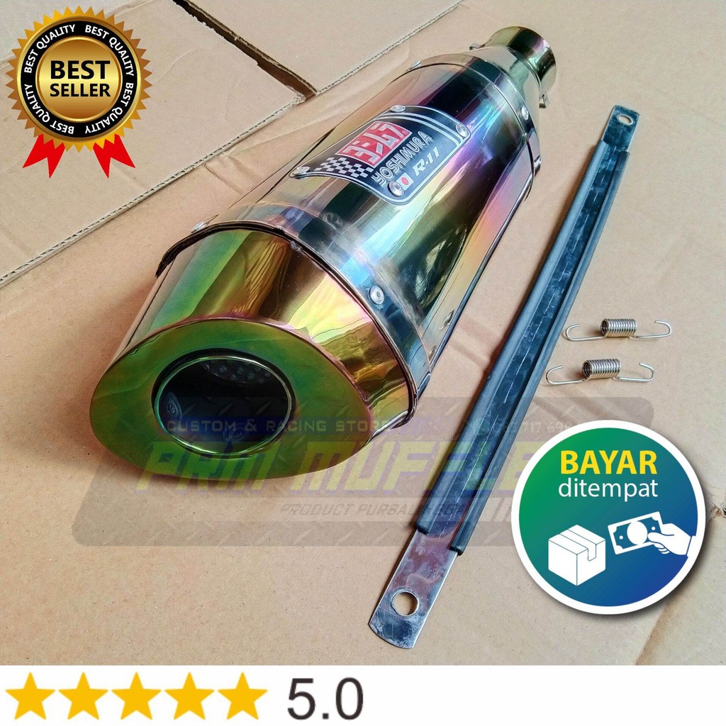 R11 YOSHIMURA Full Bass Racing Exhaust One Hole, Silincer Only | Shopee ...