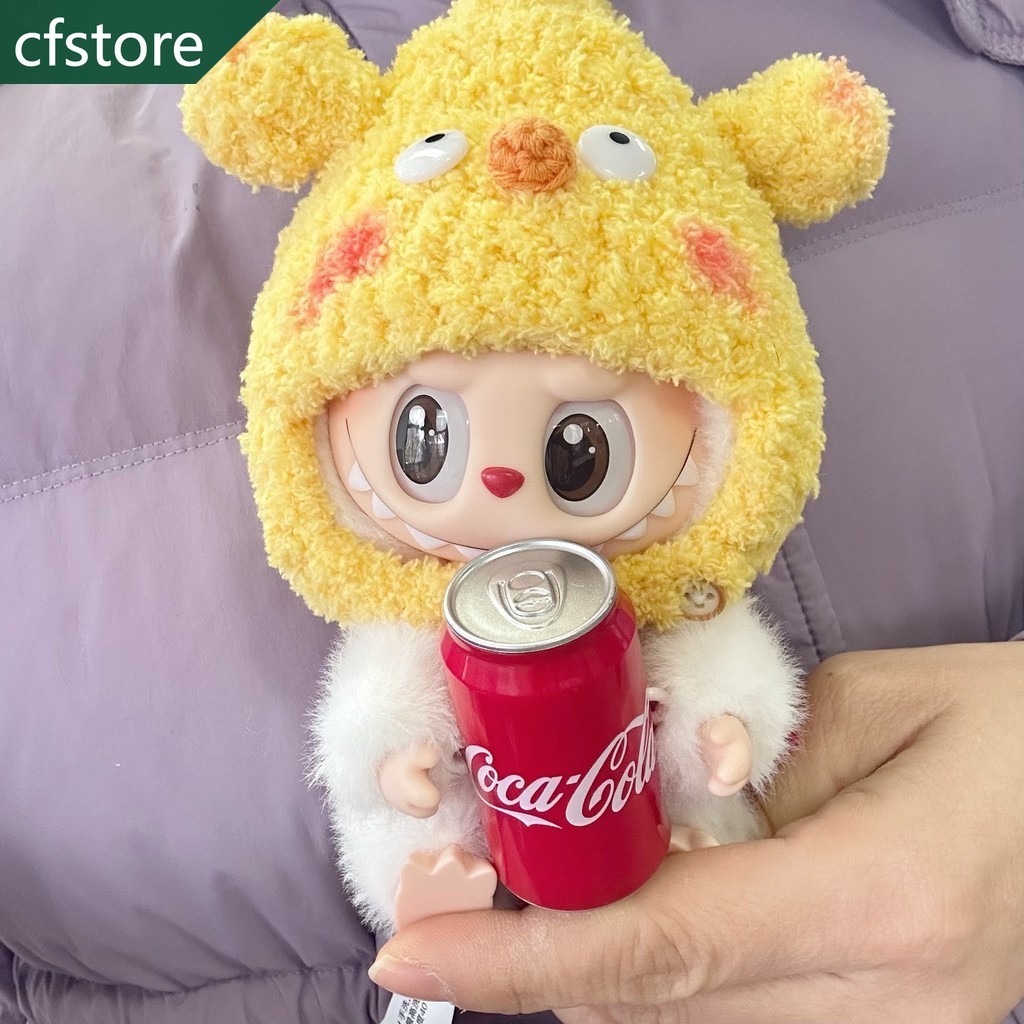 For 15cm Labubu V3 V2 V1 Doll Accessories Cartoon handmade Chicken Leg ...