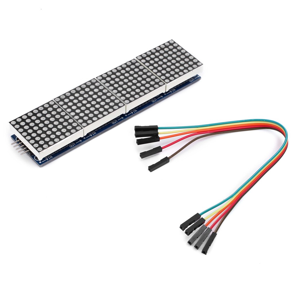 Max7219 Dot Matrix Module 4 In 1 Display Module Microcontroller Control 5121