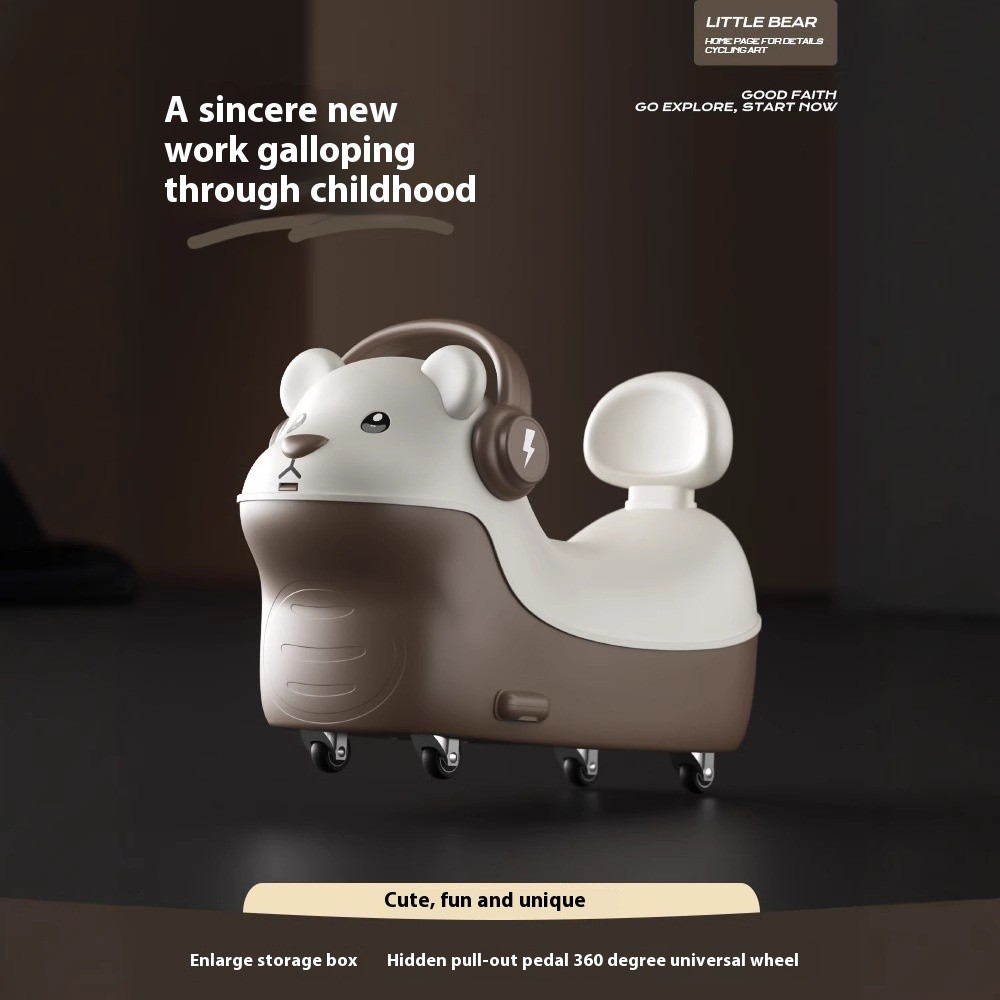 Bear balance bike with thickened seat for better weight capacity and ...
