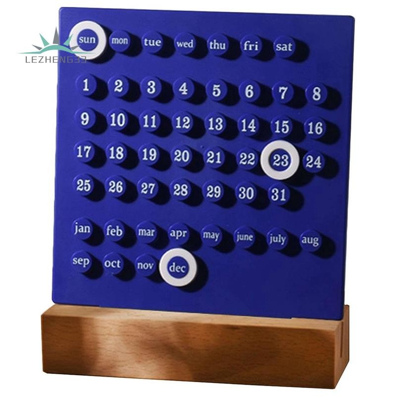 Wooden Desk Calendar Calendar Retro Home Unique Gifts,Month Date ...
