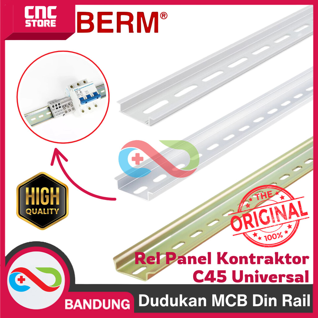 Thick 1M MCB Rail MCB Din Rail MCB 1 Function C45 UNIVERSAL Contactor ...