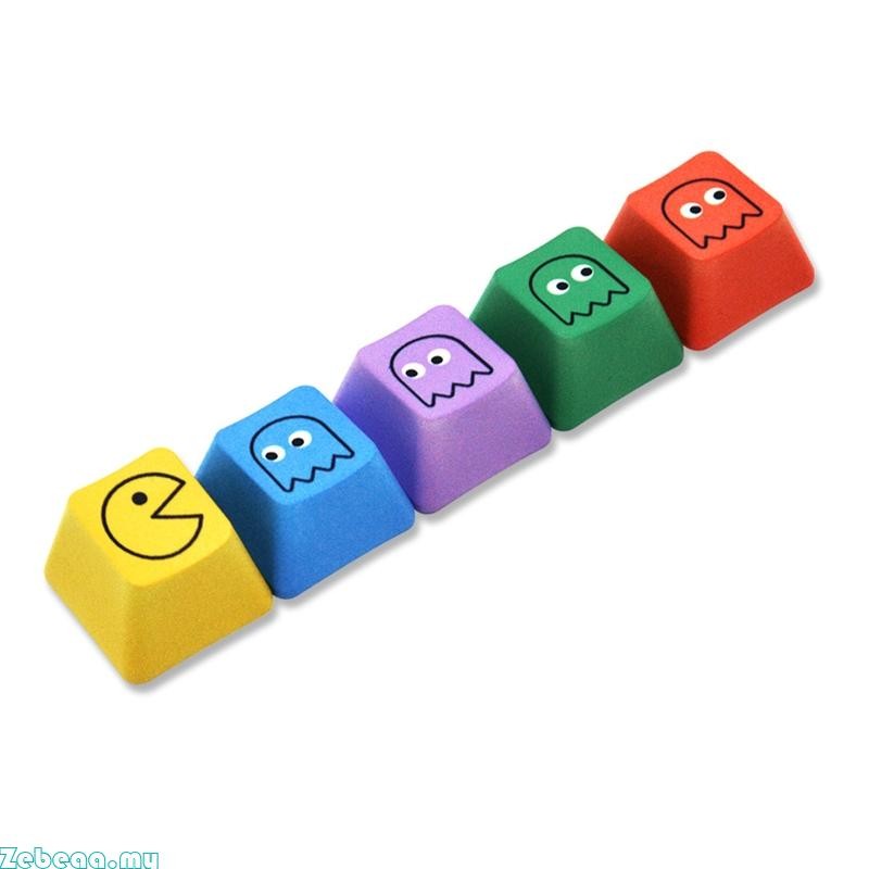 Zebeaa 5 Keys Cartoon Face Mechanical Keyboard Keycaps PBT OEM Profile ...