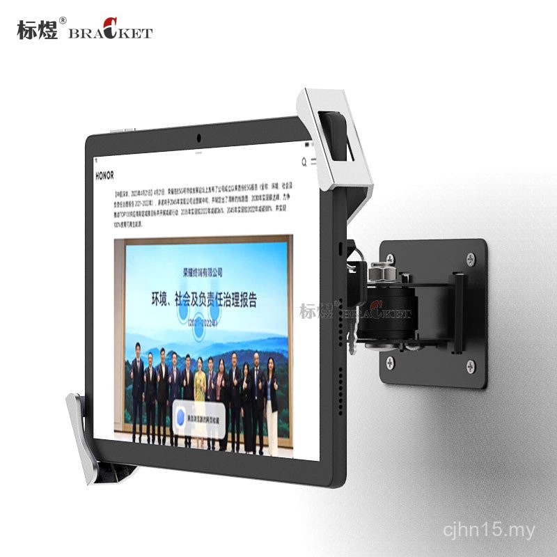 Pelekap Dinding iPad dengan Kunci Pendakap Gantung Anti-Kecurian ...
