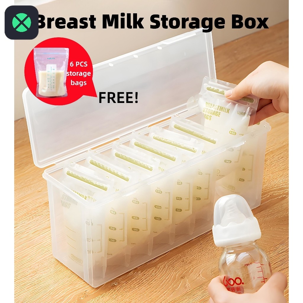 1F New Breast Milk Refrigerator Box Fresh-keeping Box Milk Storage Box ...
