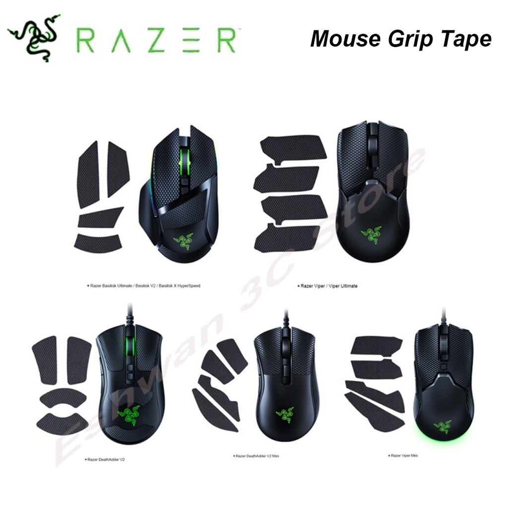 Original Razer Mouse Grip Tape for Razer Viper Mini / DeathAdder V2 ...