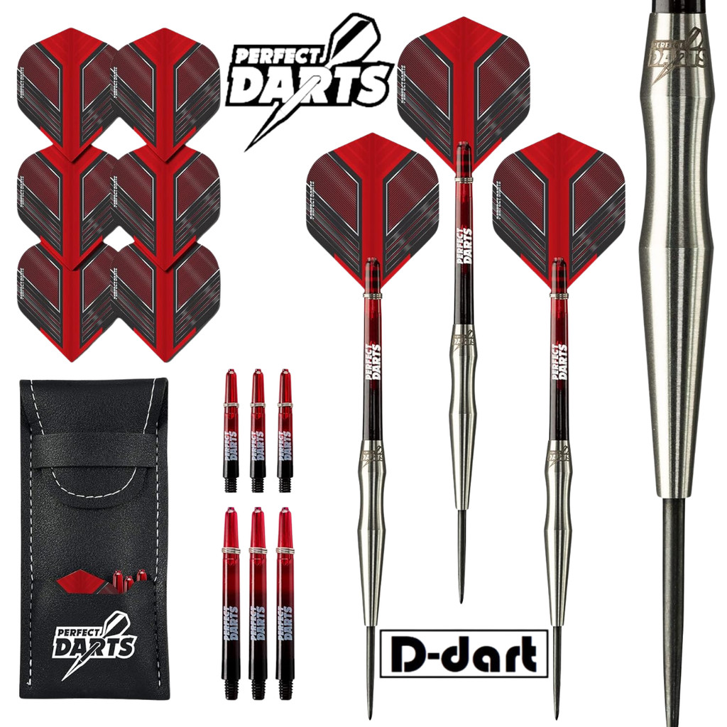 PERFECT STEEL TIP DARTS - 22G SPACE RAIDER 90% TUNGSTEN DART SET ...