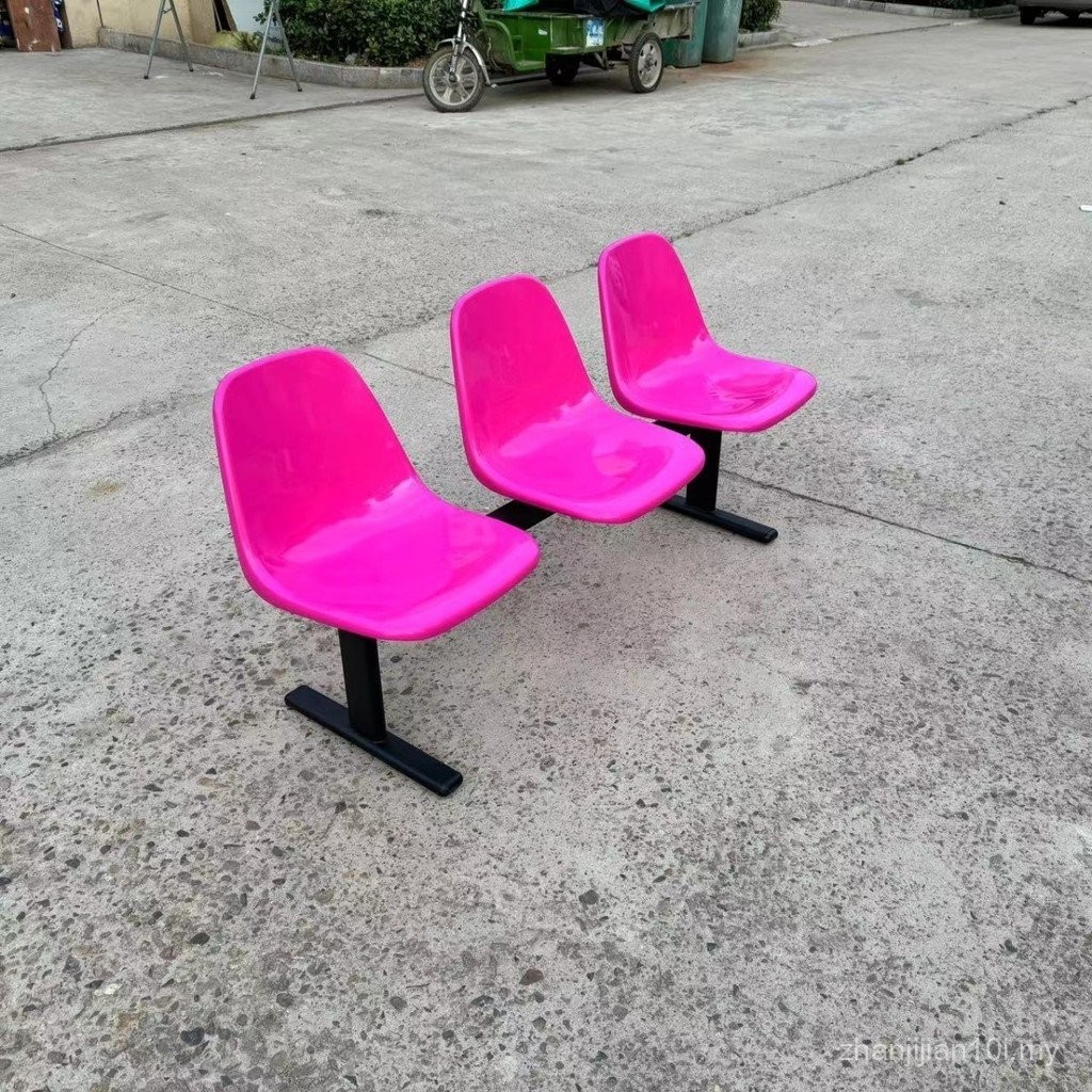 Influencer Plastic Row Chair with Coffee Table Indoor Outdoor Seat ...
